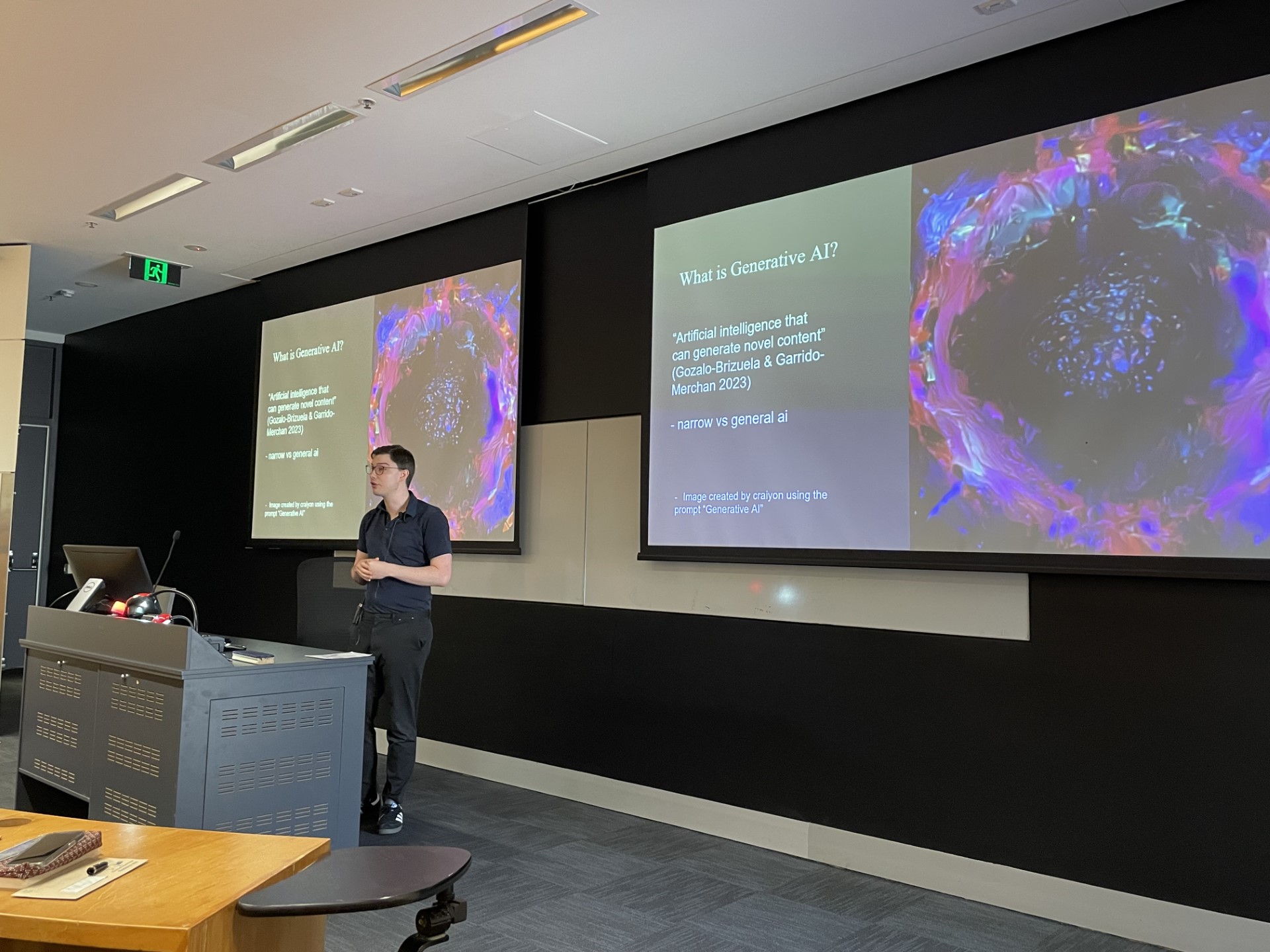 CSS Lab Student Justin Gives Lecture on Generative AI - Computational ...